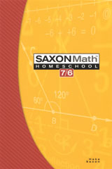 Saxon Math 7/6 Homeschool (4th Edition): Student Book [DAMAGED COVER ...